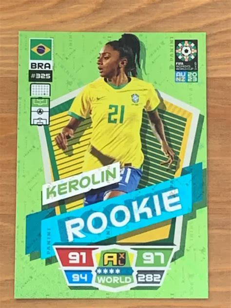 PANINI ADRENALYN XL 2023 Fifa Womens World Cup Kerolin Rookie Card EUR