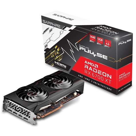 Placa de Vídeo RX 6700 XT Sapphire Pulse AMD Radeon 12GB GDDR6 OC
