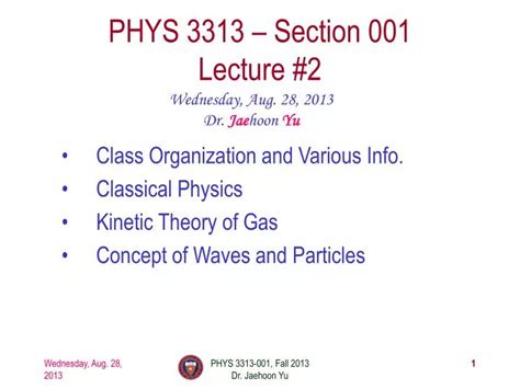 Ppt Phys Section Lecture Powerpoint Presentation Free