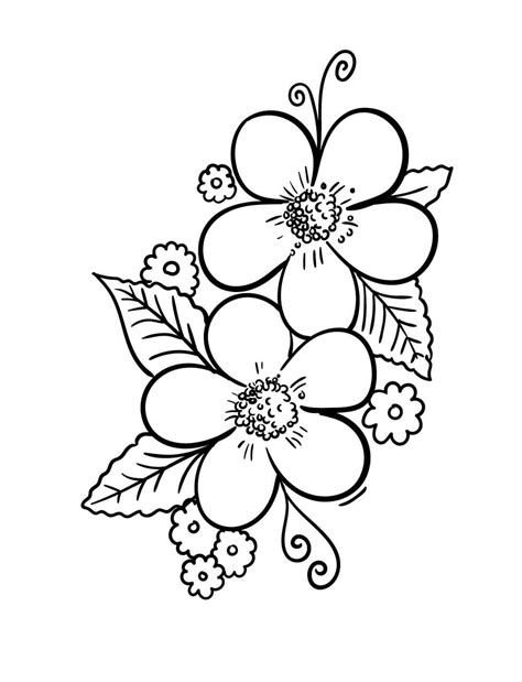 Coloriage Fleur à imprimer sur ColoriageEnfant
