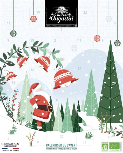 Calendrier De L Avent Assortiment Chocolat Noir Et Au Lait Jardiland