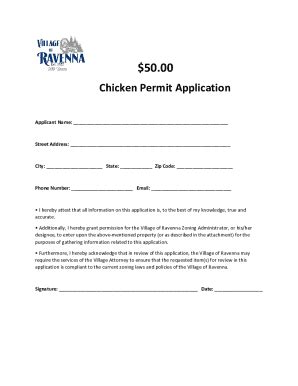 Fillable Online Chicken Form Docx Fax Email Print PdfFiller