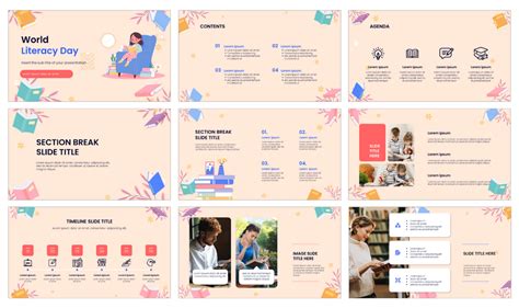 World Literacy Day Free Google Slides Powerpoint Templates