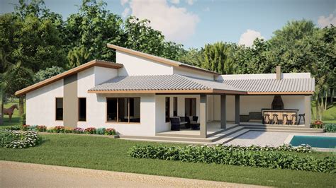 Casa de Campo Área Gourmet e 3 Quartos Compre o Projeto na