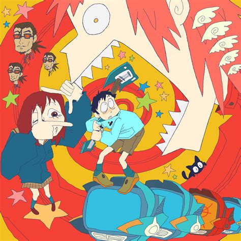 Haruhara Haruko Samejima Mamimi Nandaba Naota Canti Takkun And 1