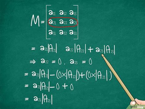comment calculer le déterminant d une matrice 3 x 3