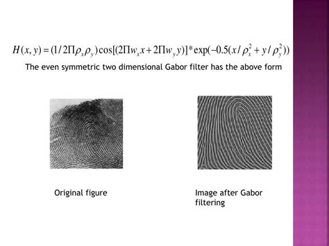 ppt fingerprint enhancement by directional filtering powerpoint presentation id 3112916