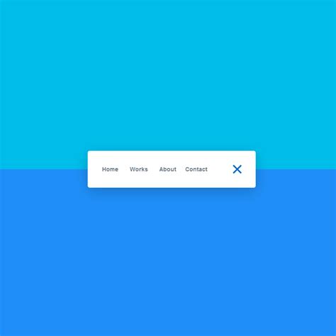 pure css header menu coding fribly