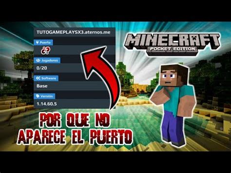Minecraft PE Como Encontrar El Puerto En El Servidor De Aternos