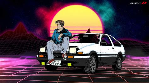 Ae86 Initial D Cartoon