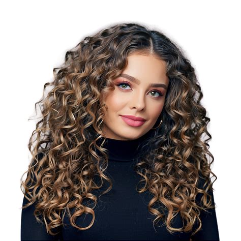 Download Curly Long Hair Delight Png 70