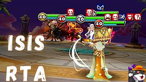 The Power Of Isis Light Desert Queen In RTA Summoners War YouTube
