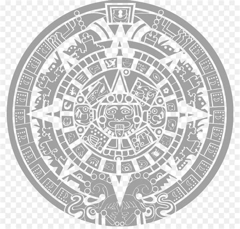 Aztec Calendar Vector File At Vectorified Collection Of Aztec