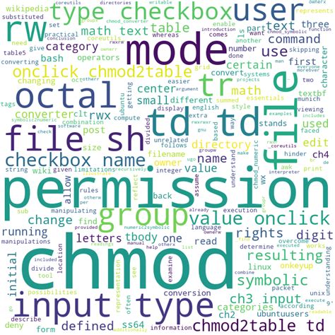 chmod modes from symbolic to octal and back — 🧠 superkogito documentation