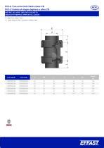 CB PVC U Ball Check Valves Effast PDF Catalogs Technical