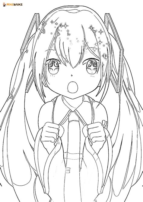 Disegni Di Hatsune Miku Da Colorare Aniyuki Anime Portal
