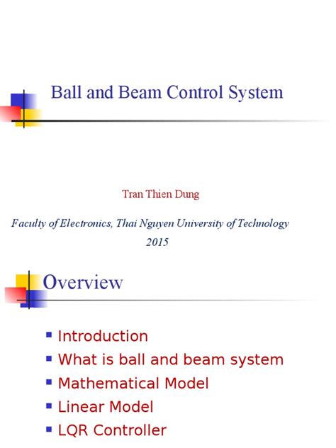 ball beam control system pdf control theory cybernetics