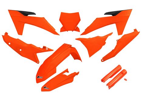 Full Plastic Kit Ktm Neon Orange Ufo Plast