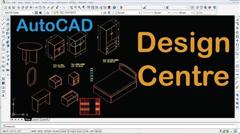How To Use Design Center In Autocad Youtube