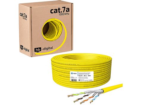 HB DIGITAL CAT 7a Installationskabel S FTP AWG23 LSZH Netzwerkkabel