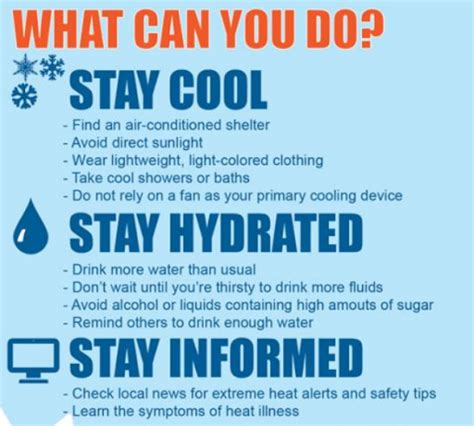 Tips For Staying Cool