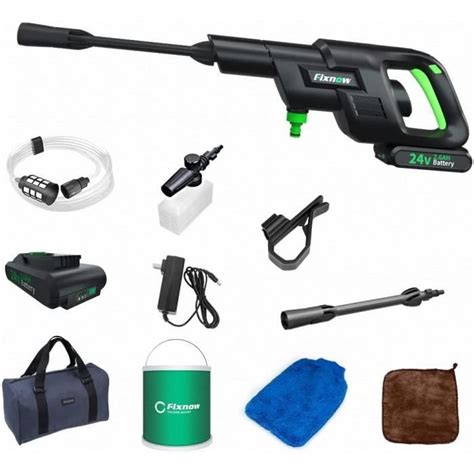 LIWI Nettoyeur Haute Pression Sur Batterie 24V Max 30Bar Nettoyeur