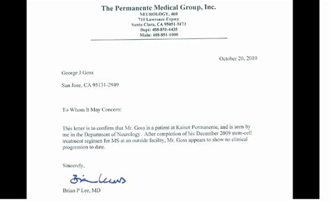 Kaiser Doctors Note Template Detrester