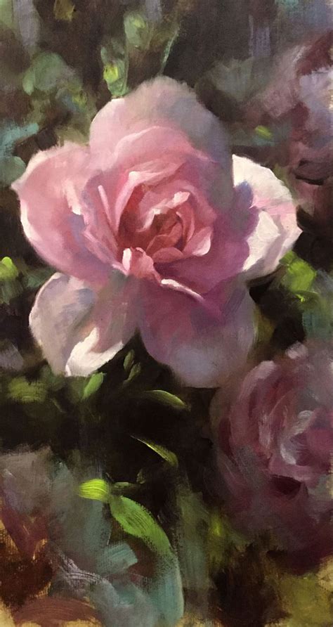 Trevor Waugh WATERCOLOR Just A Rose In 2024 Floral Oil Paintings