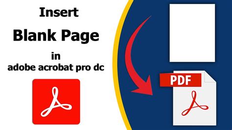 how to add a blank page to an existing pdf file using adobe acrobat pro dc youtube