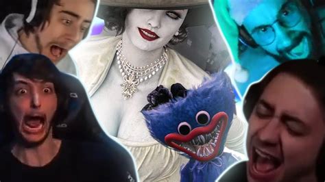 OS MAIORES SUSTOS EM LIVE 7 Streamers Jogando Jogos De Terror YouTube