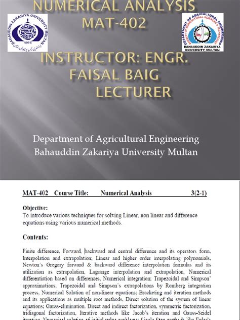 classlectures numerical methods pdf numerical analysis matrix mathematics