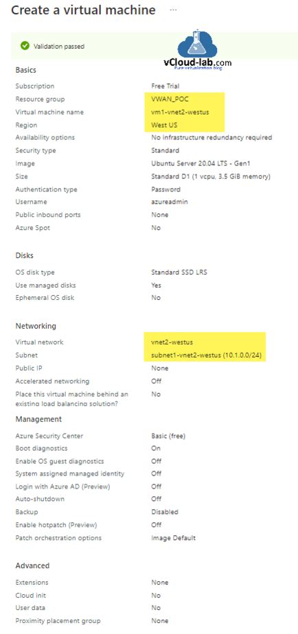 microsoft azure virtual wan part 5 create azure virtual machine vm vgeek tales from real