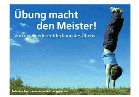 Ubung Macht Den Meister Zitat Leben Zitate