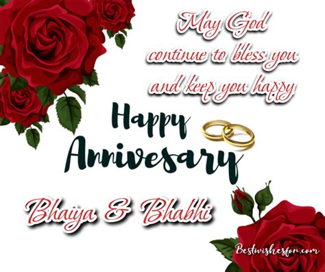 Happy Anniversary Wishes Bhaiya Bhabhi Best Wishes Happy Aniversary