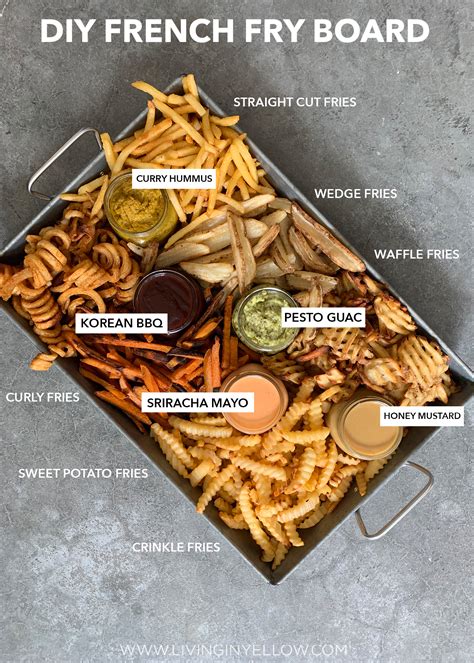 How To Create A French Fry Board Living In Yellow