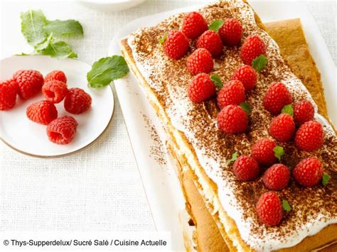 Tiramisu Aux Framboises Facile D Couvrez Les Recettes De Cuisine Actuelle