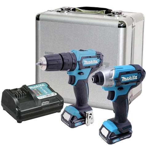 Combo Atornillador Impac Y Taladro Inalambrico 12v Makita PernosKIM