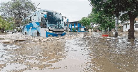 Lluvias en Piura precipitaciones en el norte del país y ola de calor