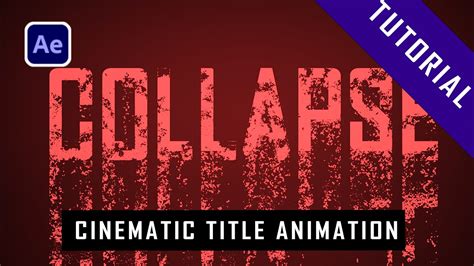 Pixelate Effect Cinematic Trailer Title Animation In After Effects