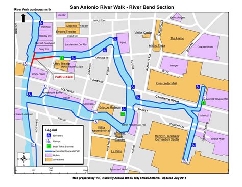 San Antonio River Walk Downtown Reach San Antonio River Authority