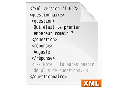 ficher au format xml qu est ce que c est et comment l ouvrir