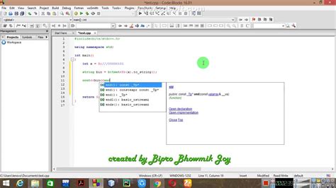 bitset decimal ↔ binary conversion c cpp using bitset bangla bipro bhowmik