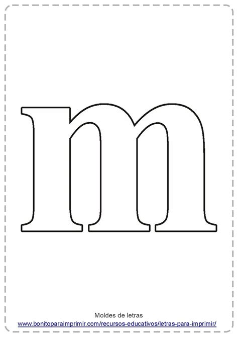 Letras M Para Imprimir PDF Para Colorear Y Aprender