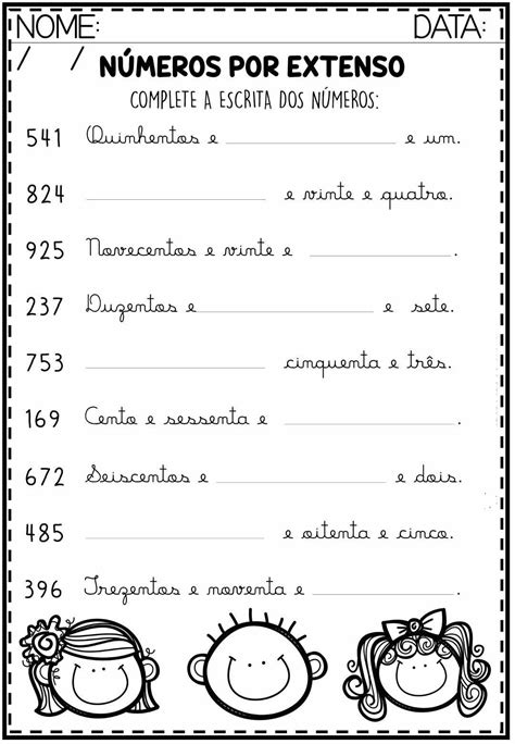 Atividades Escrita Por Extenso LIBRAIN
