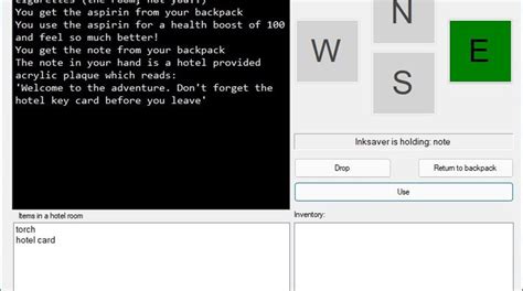 text adventure game using c and winforms