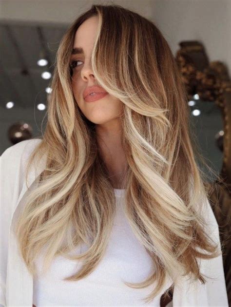 Copper Brown Mane With Milk Chocolate Money Piece Brown Blonde Hair