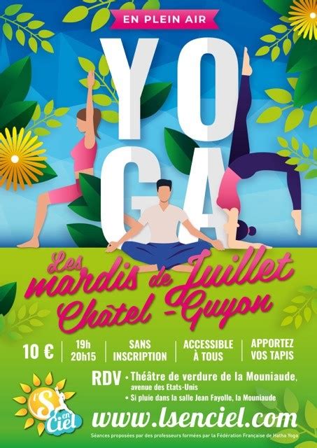 Séance de Yoga en plein air Ville de Châtel Guyon