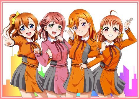 Kousaka Honoka Takami Chika Uehara Ayumu And Shibuya Kanon Love Live And 5 More Drawn By