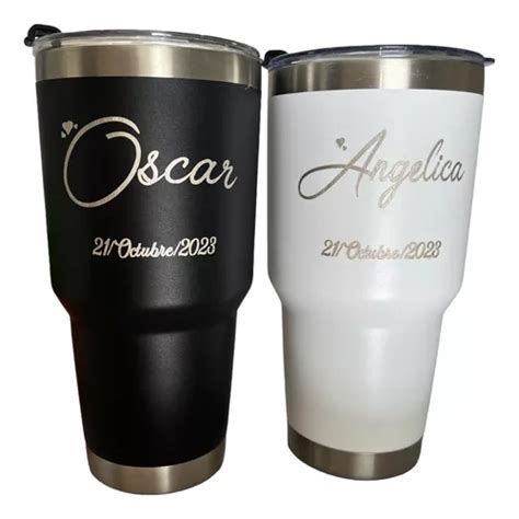 Termos Boda Grabado Laser Oz Set Piezas Nombres Meses Sin Inter S