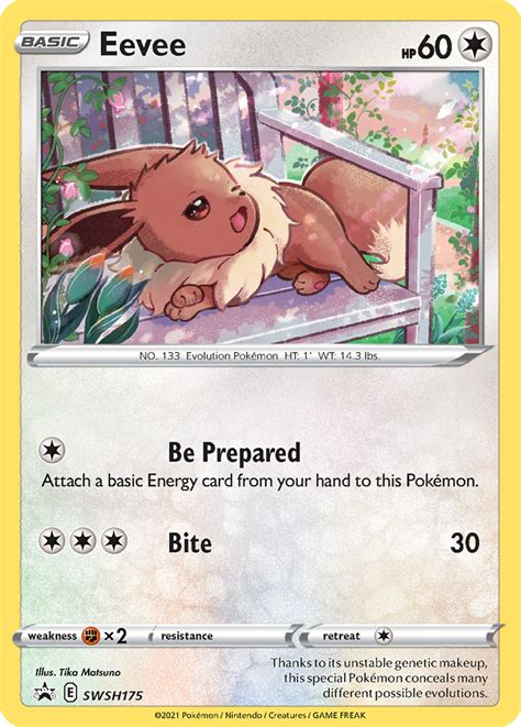 Eevee Swsh Black Star Promos Pokemon Card Pikawiz